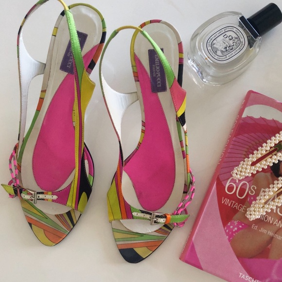 Emilio Pucci | Shoes | Emilio Pucci Sandal Heels | Poshmark